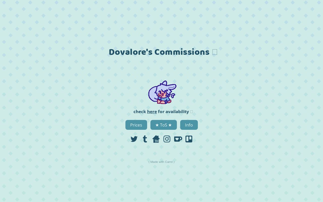 dovalore's commissions